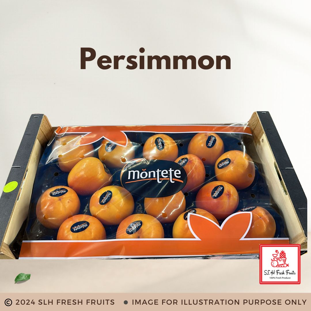 SLH Spain Persimmon 柿子 Carton Sale(14/16/18/20pcs) – SLH FRESH FRUITS