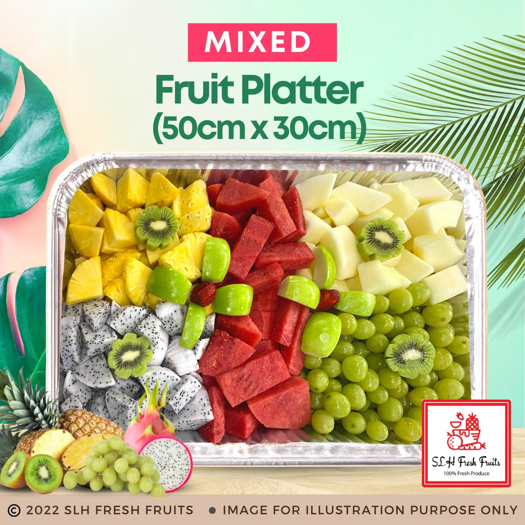 SLH Large Mixed Fruit Platter [Ready to Eat] - 50cm x 30 cm (~5-5.5kg ...