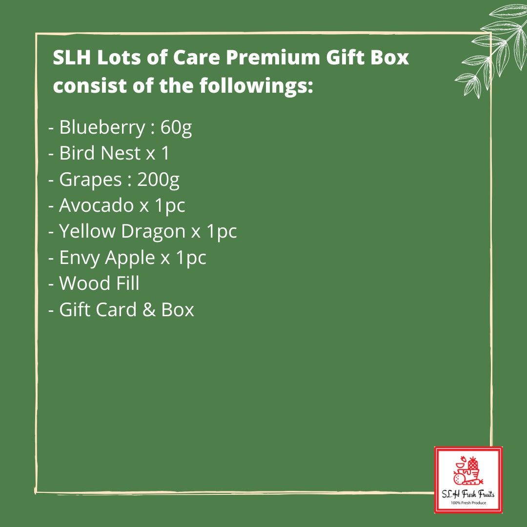 SLH Lots of Care Premium Gift Box – SLH FRESH FRUITS
